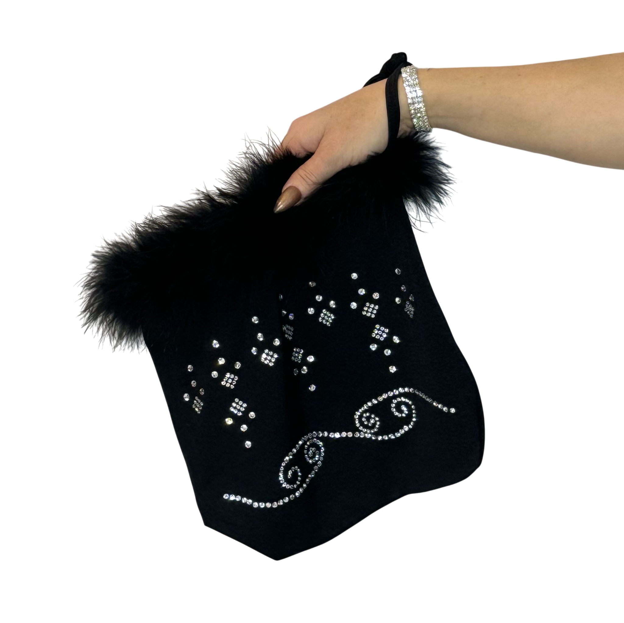 B645M-BK - Star Studded Money Bag (Black) – Minor Creations